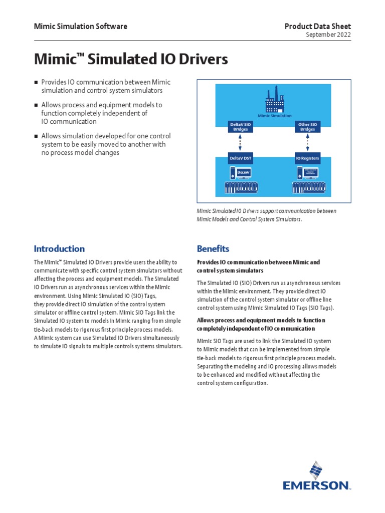Product Data Sheet Mimic Simulated Io Drivers Mimic en 4761076 | PDF | Programmable Logic ...