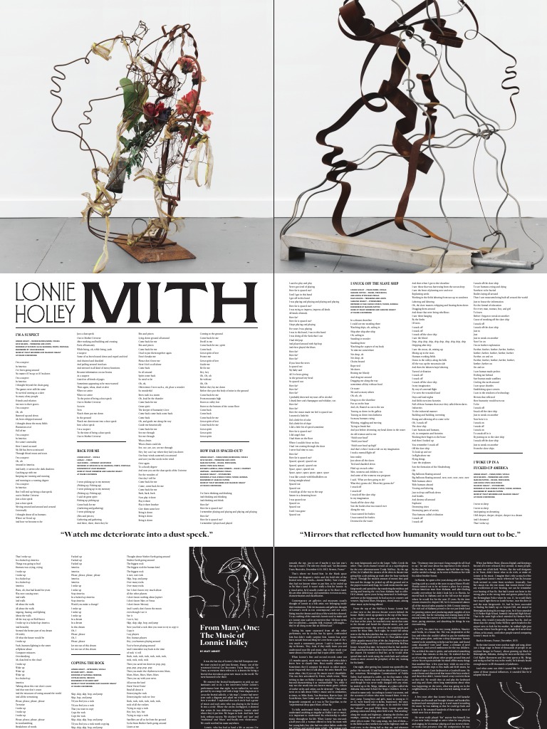 Lonnie Holley - MITH - Booklet | PDF