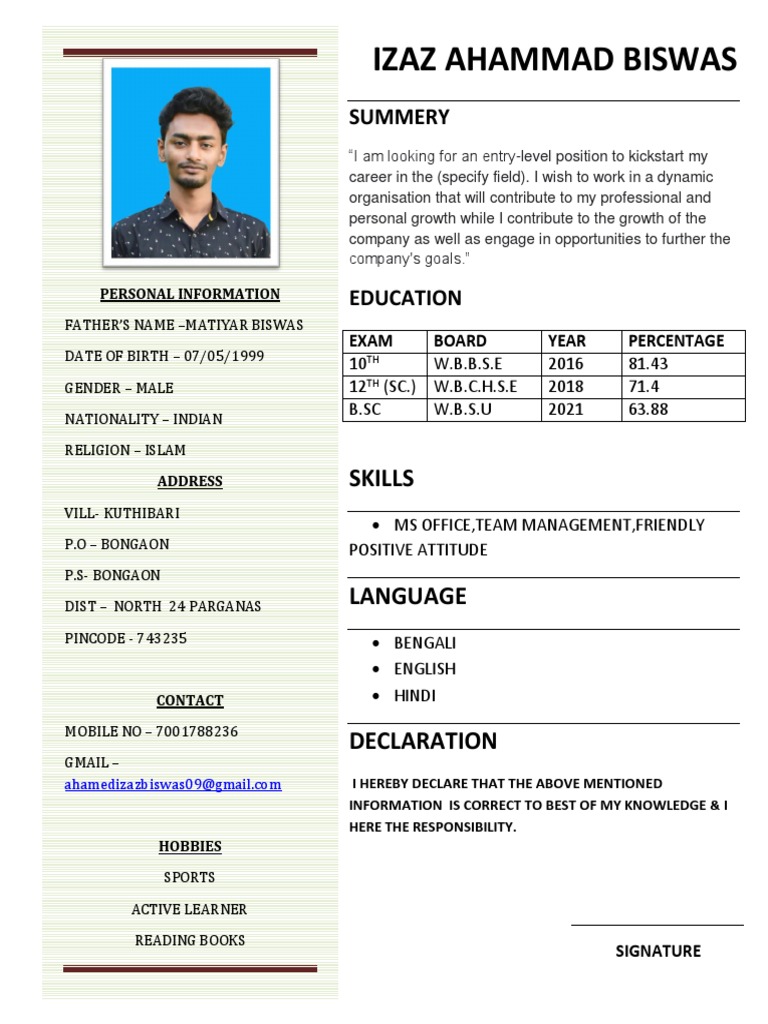 Izaz Ahammad Biswas | PDF