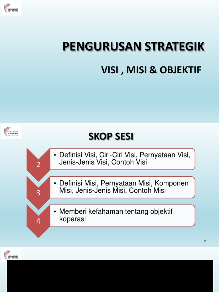 SESI Visi Misi Dan Objektif | PDF