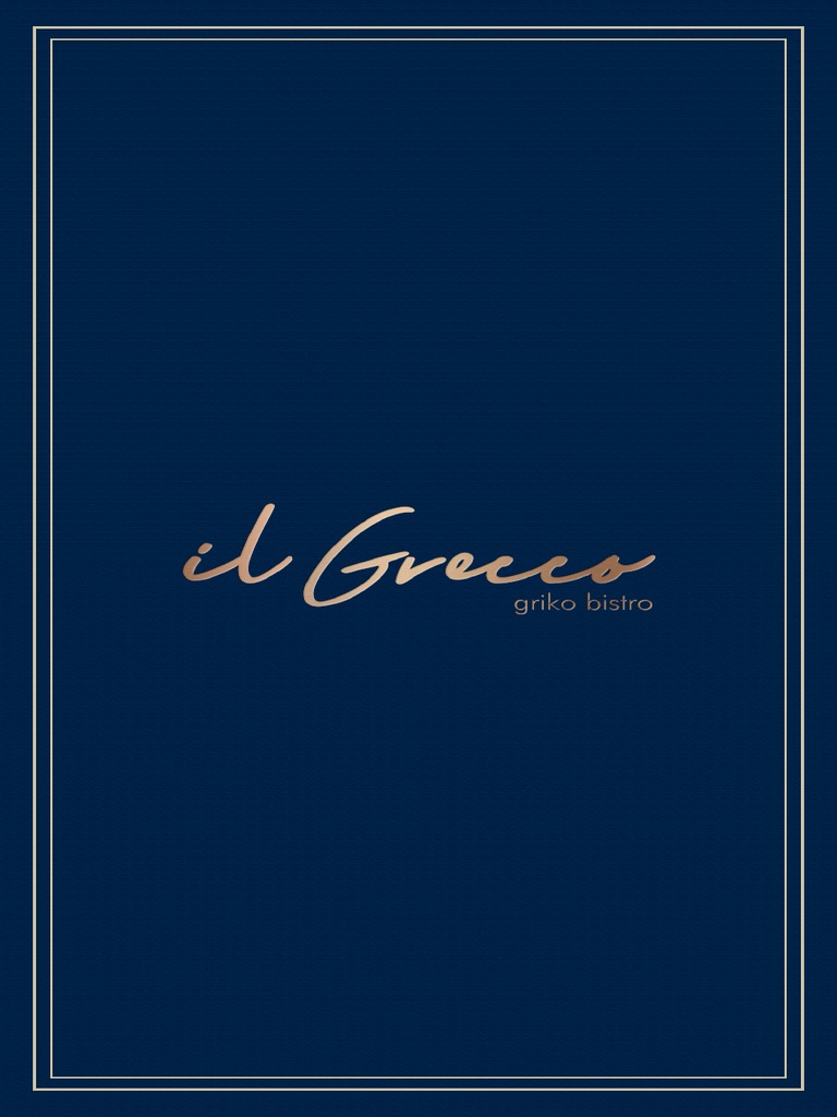 Menú del Restaurante Il Greco | PDF | pesto | ensalada