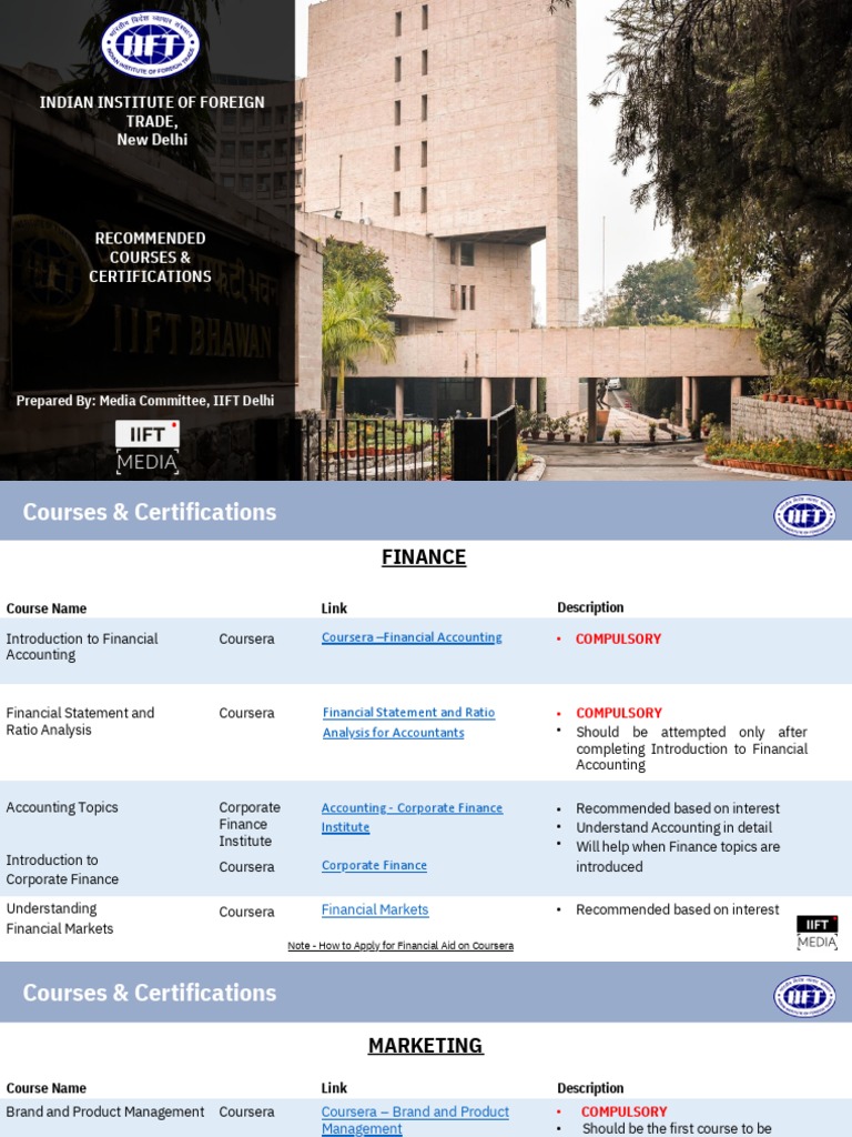 Recommended Courses & Certifications - 230604 - 002211-1 | PDF ...