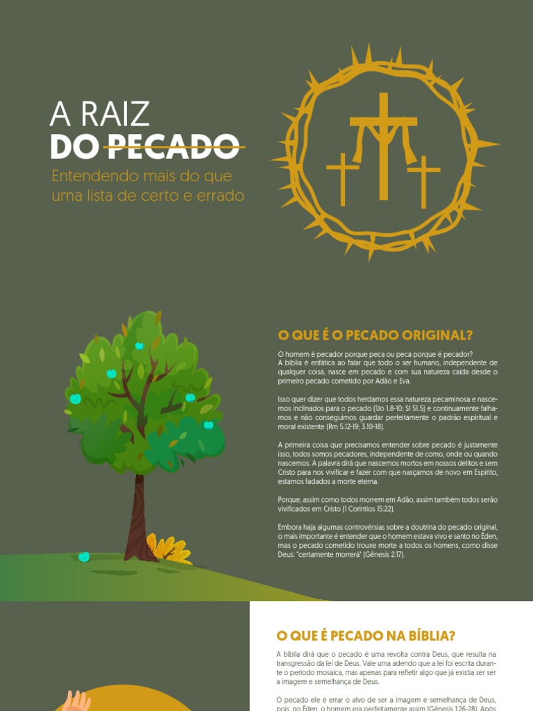 A Raíz Do Pecado Download Grátis Pdf Pecado Adão E Eva