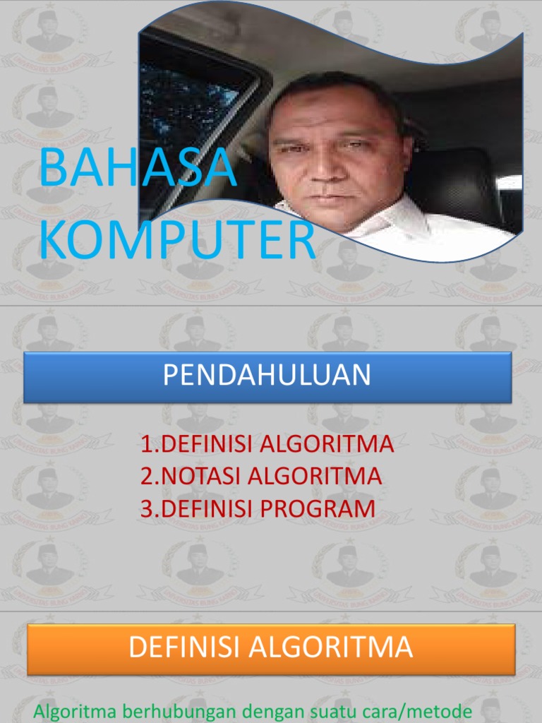 1materi P01 Bahasa Komputer Pendahuluan | PDF