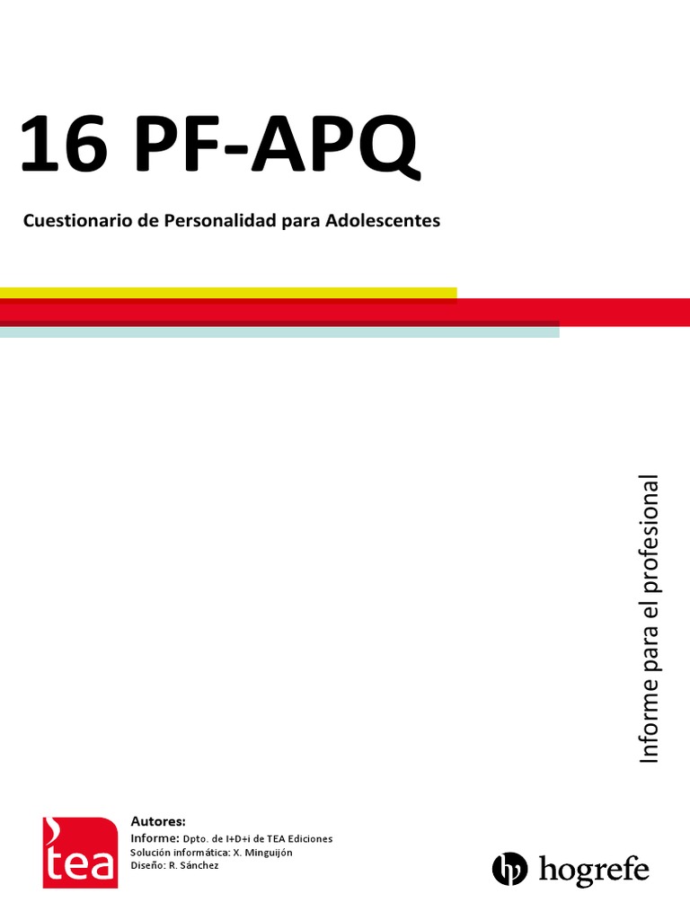 16PF Apq | PDF