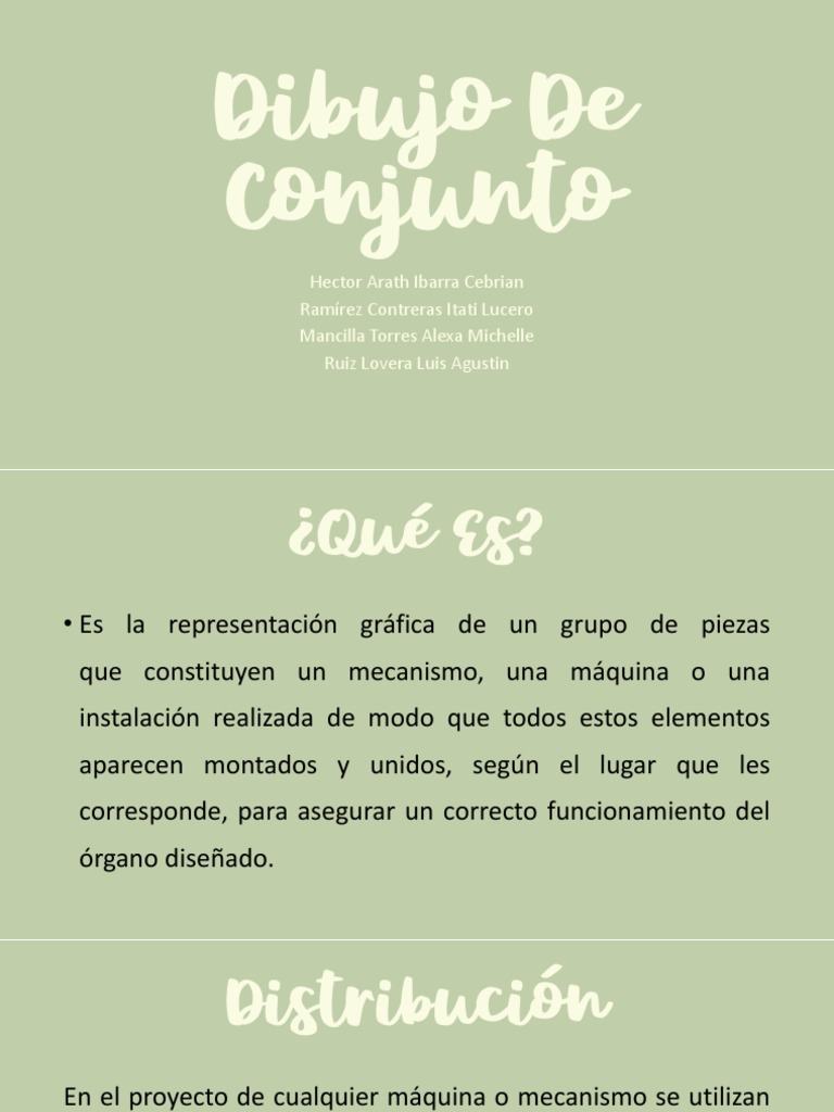Dibujo de Conjunto | PDF | Dibujo