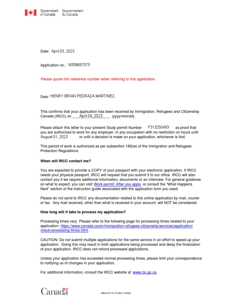 Imm0127 2-12g2w4en | PDF | International Law | Government And Personhood