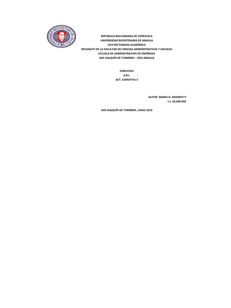 Formato ARI 2025 en Excel | PDF | Porcentaje | Dinero