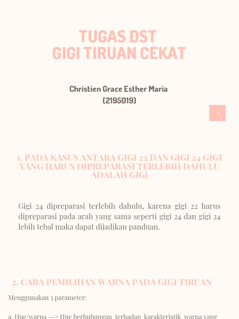Christien Grace Esther Maria - Tugas DST - 2195019 | PDF | Teknologi & Rekayasa