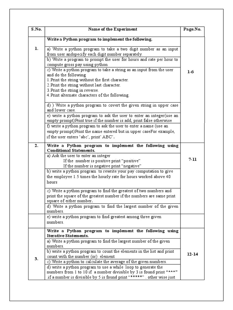 Python Index | PDF | Computer Program | Programming
