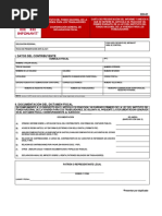 Formato Alta Infonavit | PDF