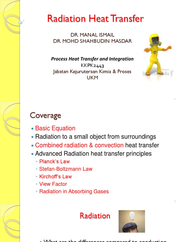 Topic 3 - Radiation - Rev | PDF | Heat Transfer | Electromagnetic Radiation