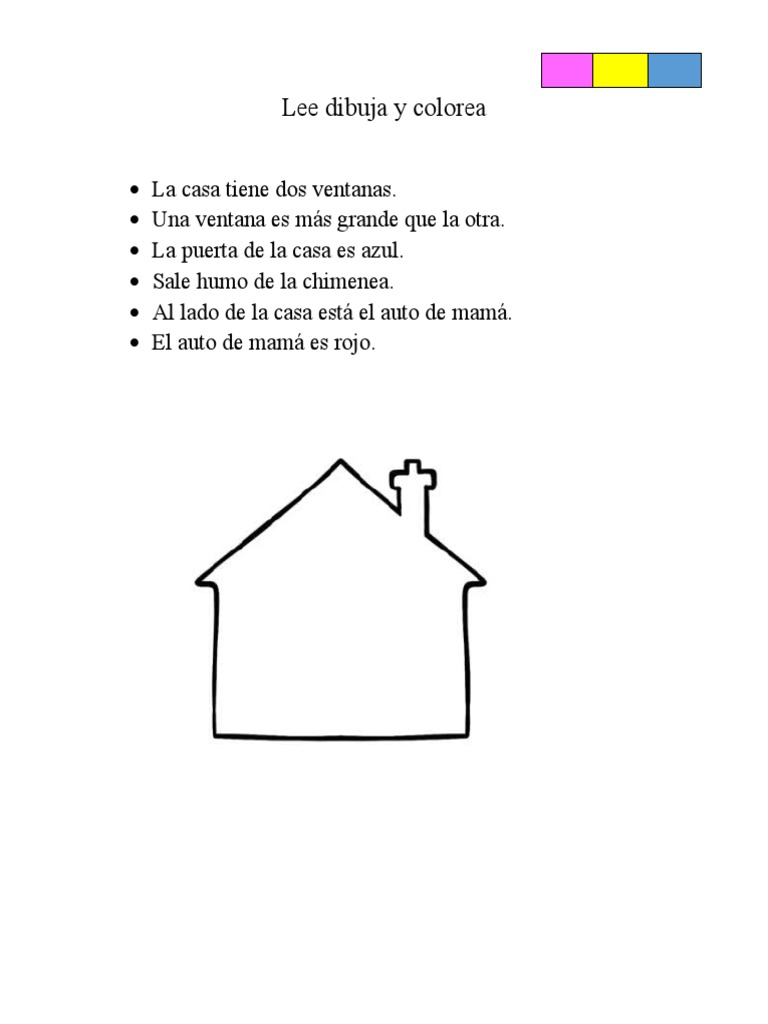 Lee Dibuja y Colorea | PDF