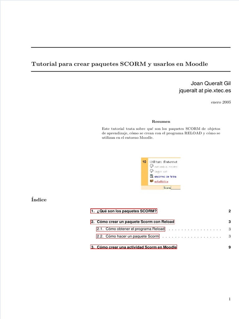Dokumen - Tips - Convertir HTML en Scorm | PDF | Moodle | Archivo de computadora