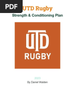 Pre Season Strength and Conditioning For Rugby PDF | PDF | Strength ...