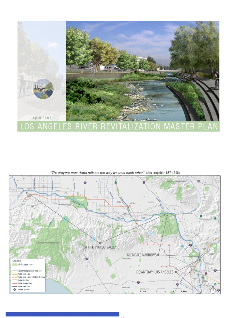 2007 Los Angeles River Revitalization Master Plan | PDF | River | Los ...