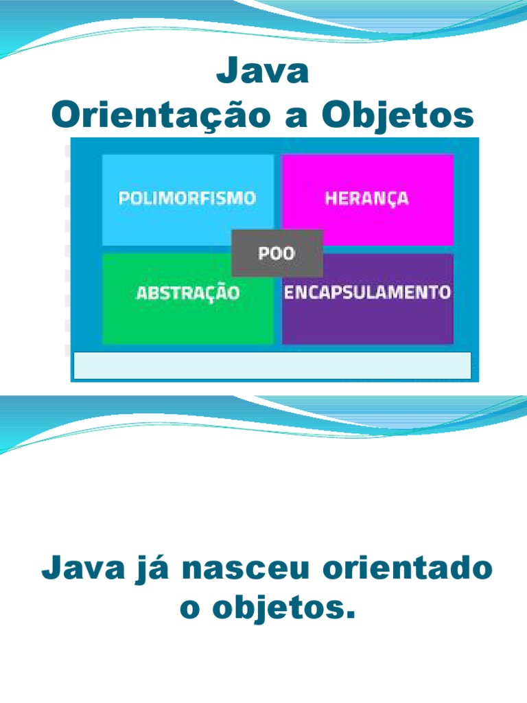 Java Básico Orientação A Objetos Pdf Classe Programação De