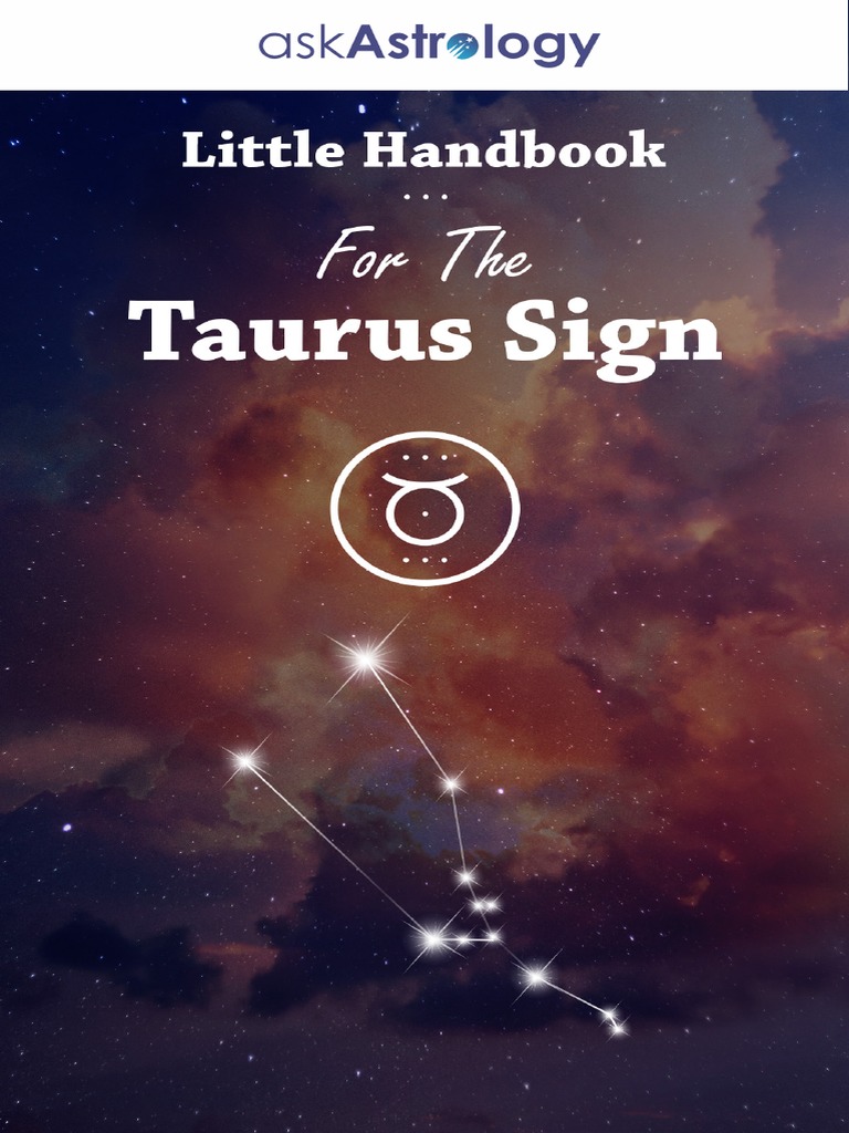 Taurus Handbook | PDF | Astrological Sign | Astrology