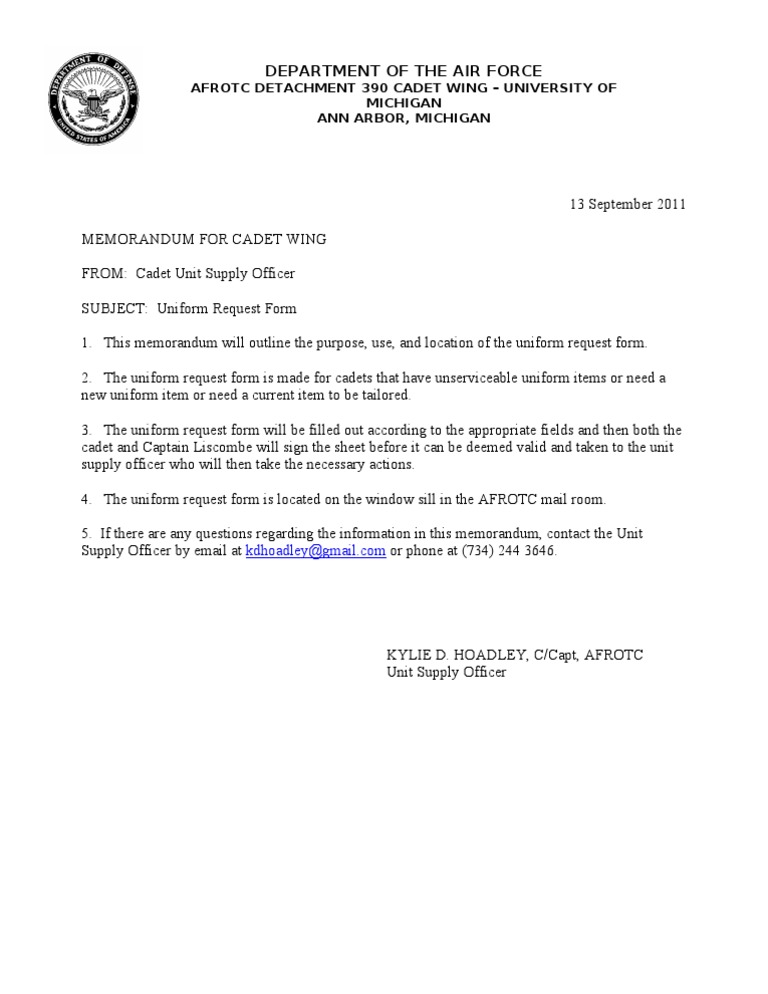 Memo For The Uniform Reissue Sheet | PDF | Business