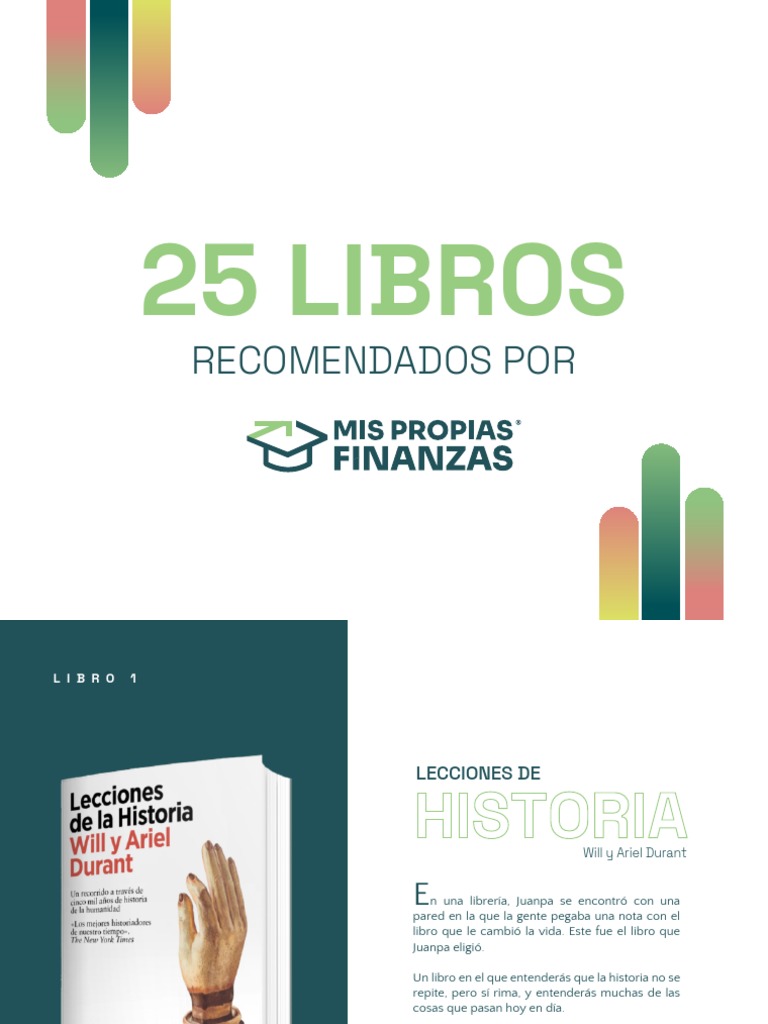 25 Libros Recomendados Por Mis Propias Finanzas | PDF | Iniciativa empresarial | Fondo de inversion
