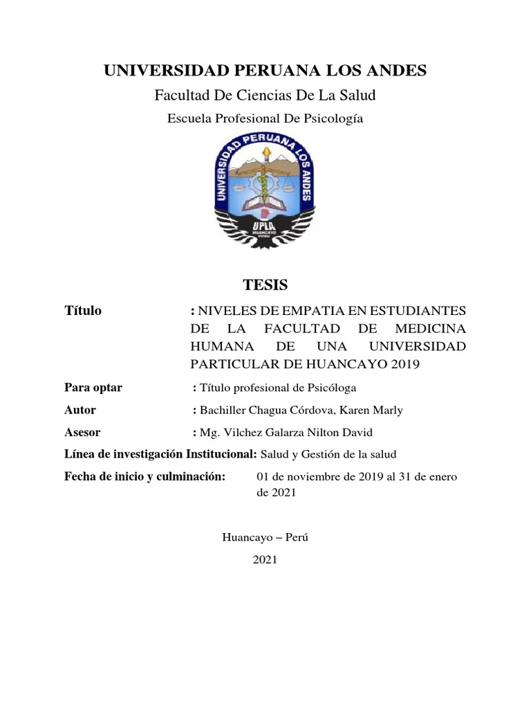 Tesis Final | PDF | Empatía | Las emociones