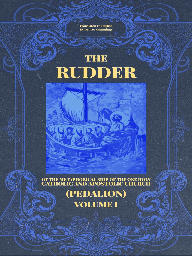 The Rudder Pedalion Vol I Book Preview | PDF | Eastern Orthodox Church | Ordination