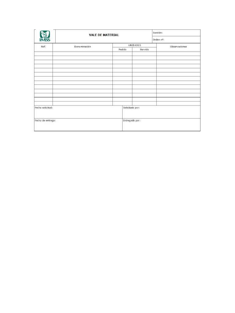 Vale de Material | PDF