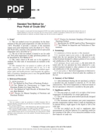 Understanding Pour Point in Crude Oil | PDF
