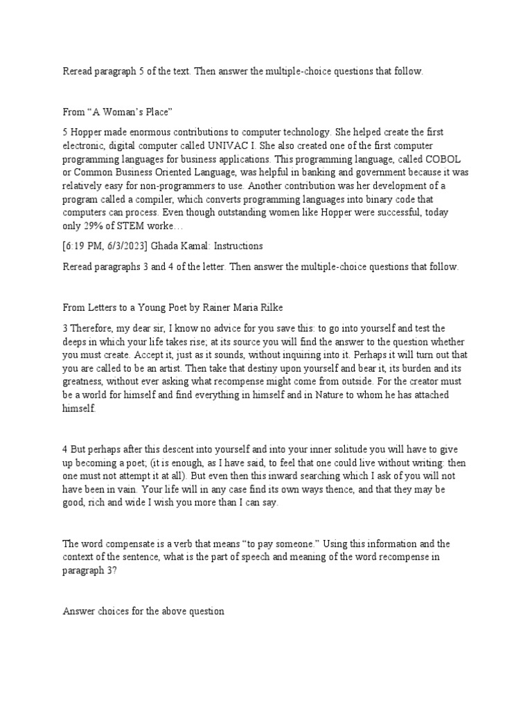 Grade 9 Revision q4 | PDF | Part Of Speech | Computer Programming