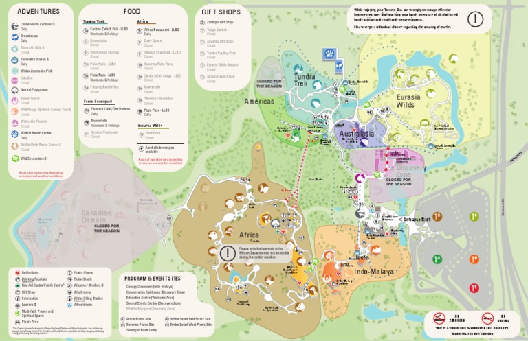 Toronto Zoo Map | PDF