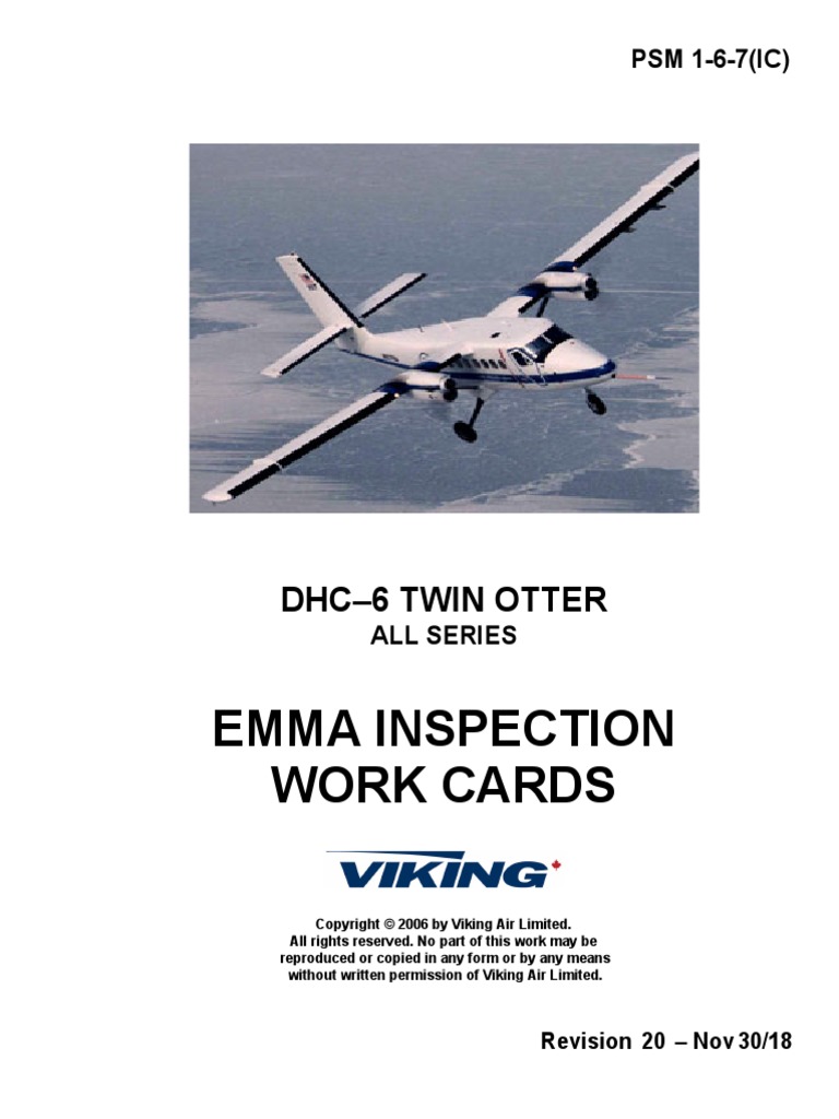 PSM 1-6-7 (IC) EMMA WORK CARDS R 20 ( 30-11-18 ) | PDF | Aircraft ...