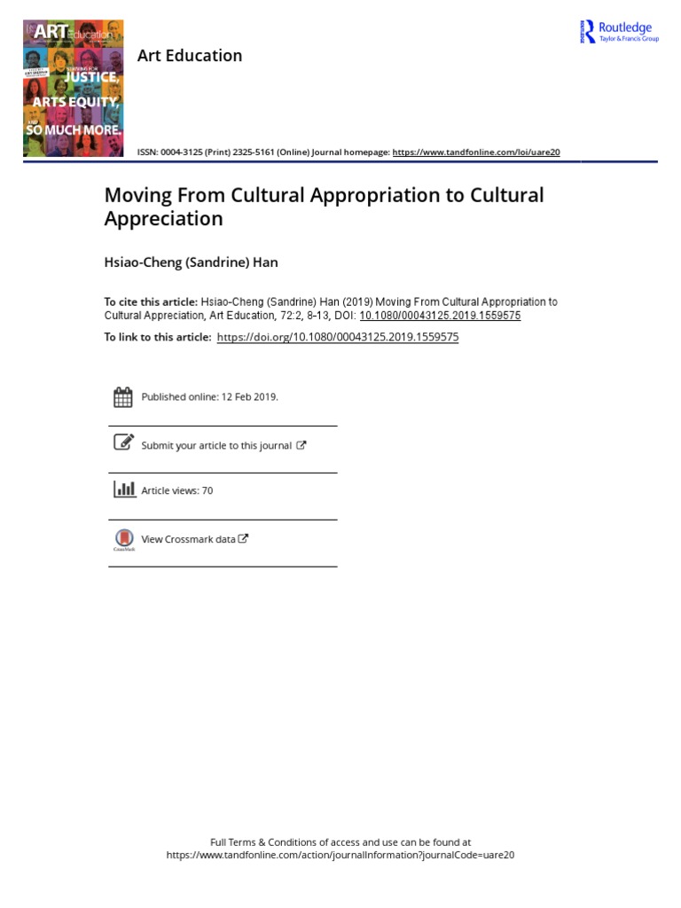 From Appropriation to Appreciation | PDF | Social Media | Popular ...