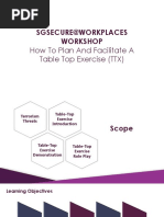 BCP Tabletop Exercise Guide | PDF | Facilitator | Business Process