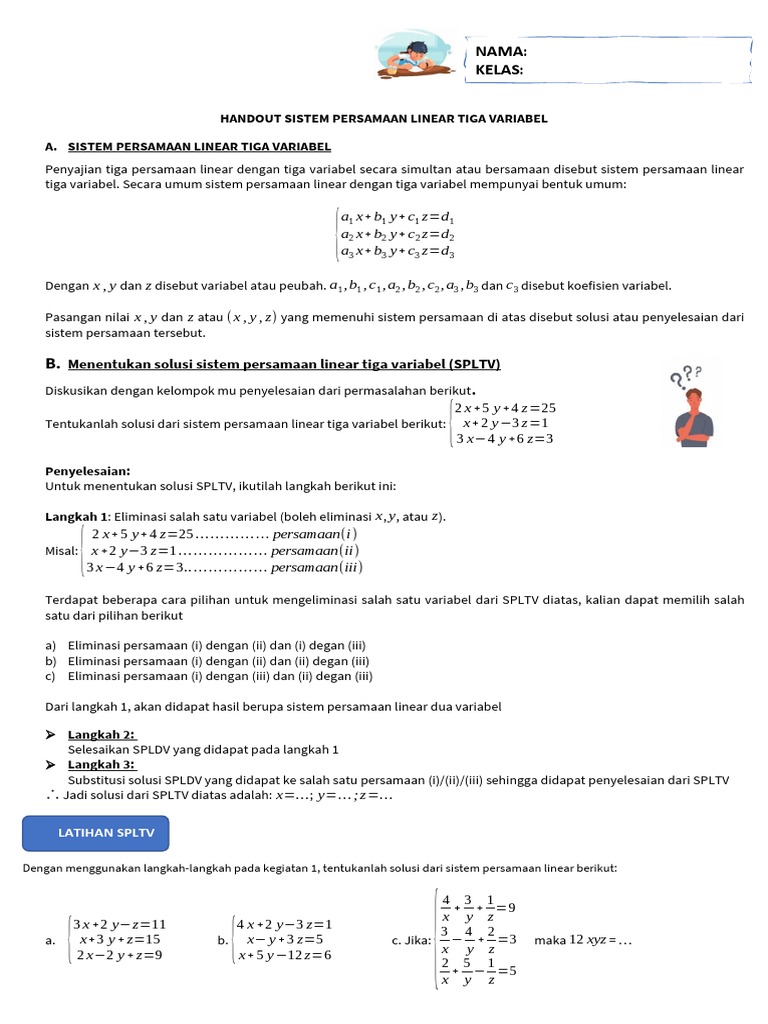MATERI SPLTV DAN SPTLDV | PDF