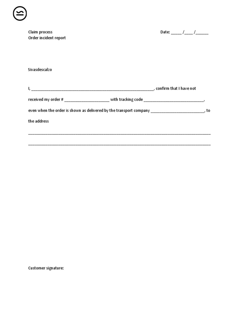 Claim Delivered - Not Received | PDF