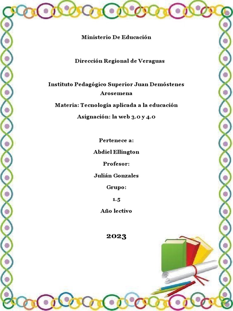 Cuadro Comparativo Web 3.0 y 4.0 | PDF | Red mundial | Internet y web