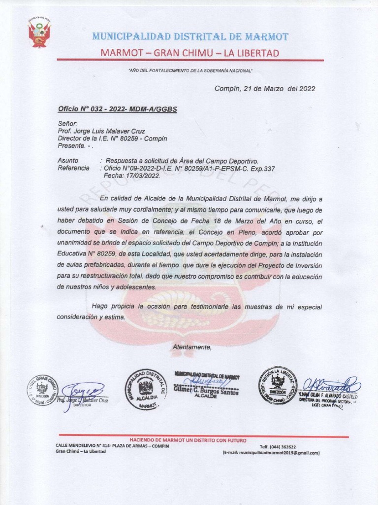 Modelo de Oficio | PDF