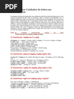 Arasolo - Tabelas de Conversão | PDF