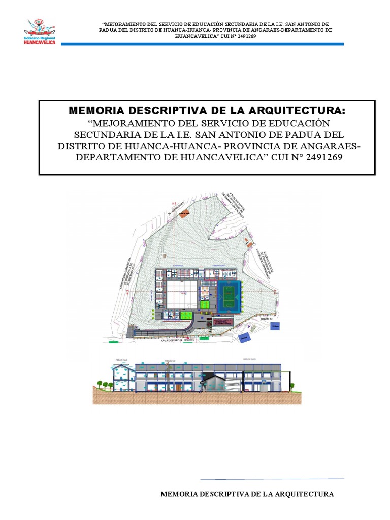 Memoria Descriptiva de La Arquitectura Final | PDF