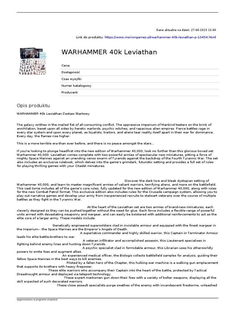 Warhammer 40k Leviathan | PDF | Military | Military Science