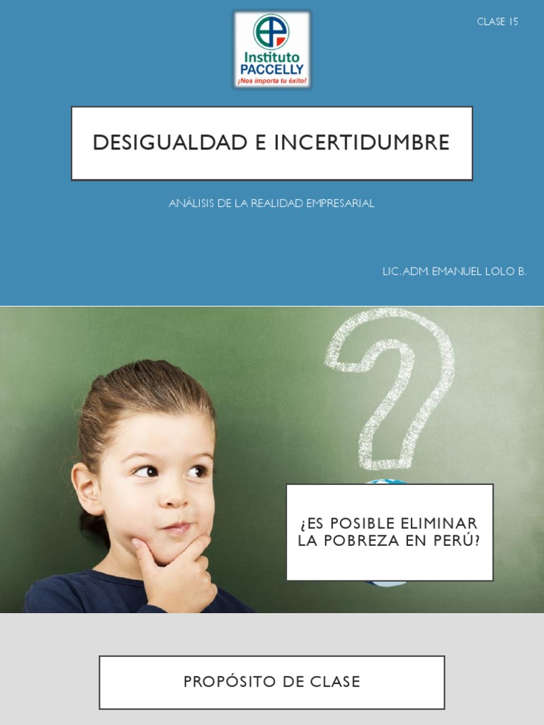 Clase 15 - Desigualdad Económica | PDF