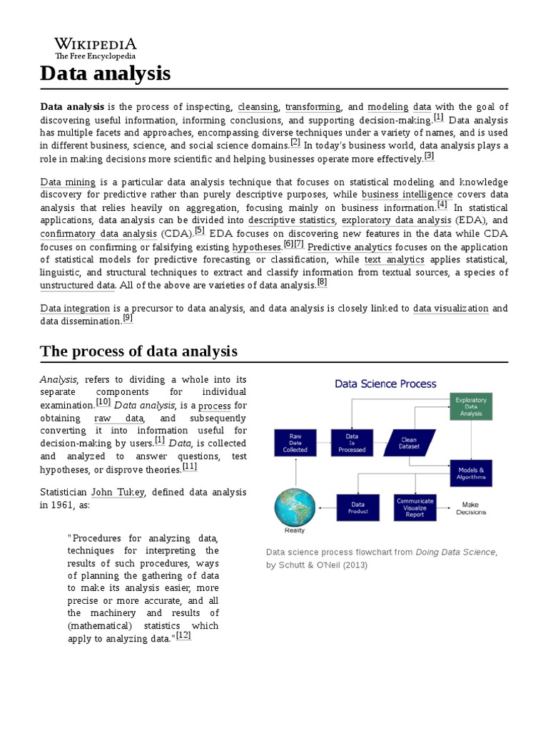 Data Analysis | PDF | Data Analysis | Statistics