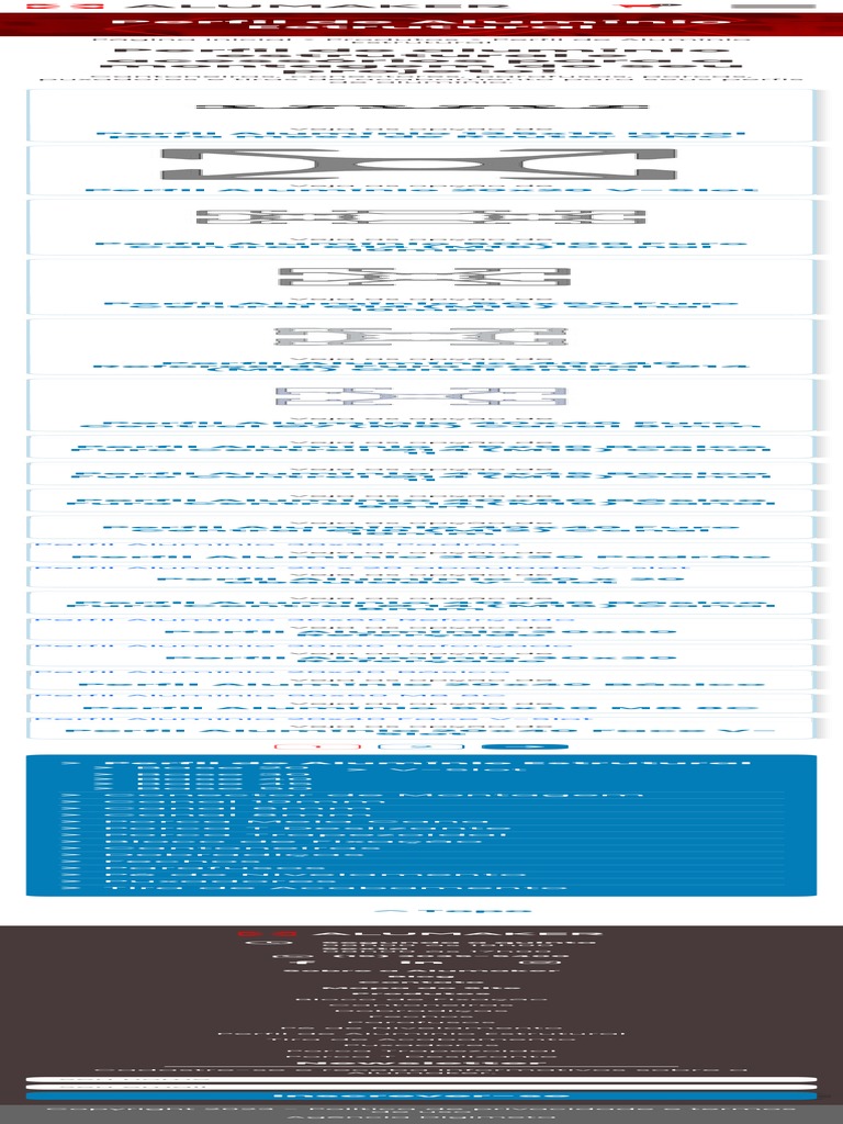 Perfil de Alumínio Estrutural - Alumaker | PDF