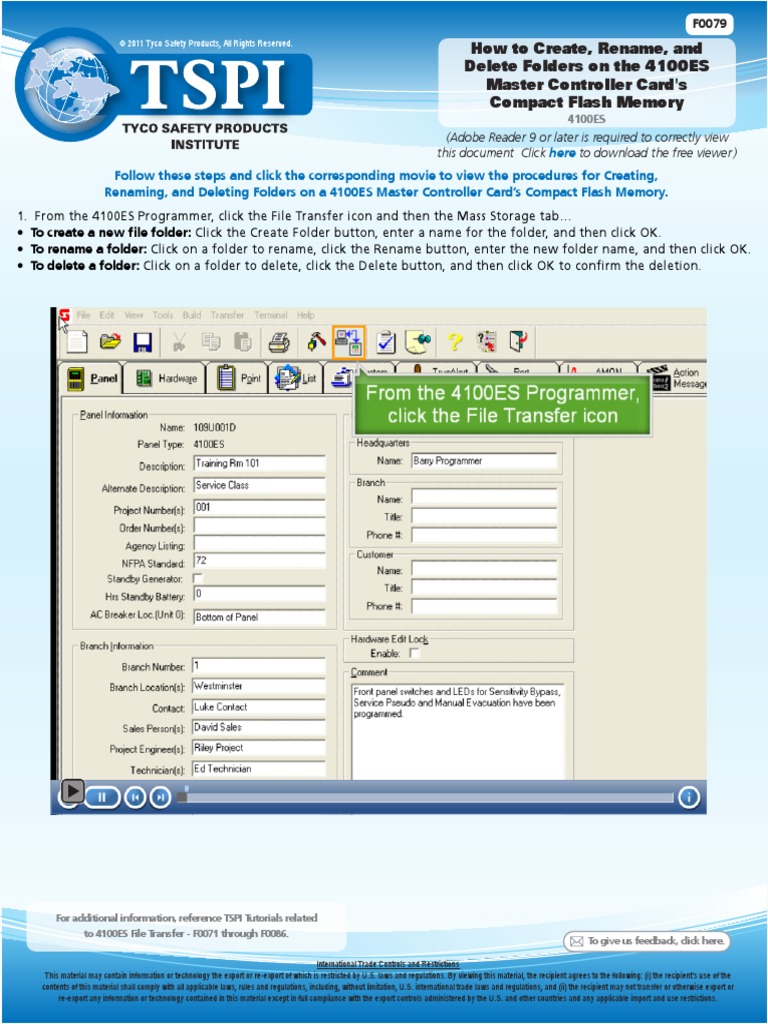 F0079 Create Rename Delete Folders | PDF | Computer File | Adobe Flash