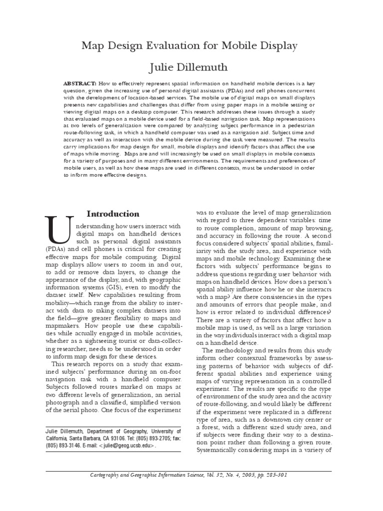 2005 Dillemuth | Download Free PDF | Geographic Information System | Map