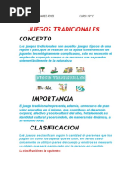 Clasificación de Tipos de Juegos | PDF