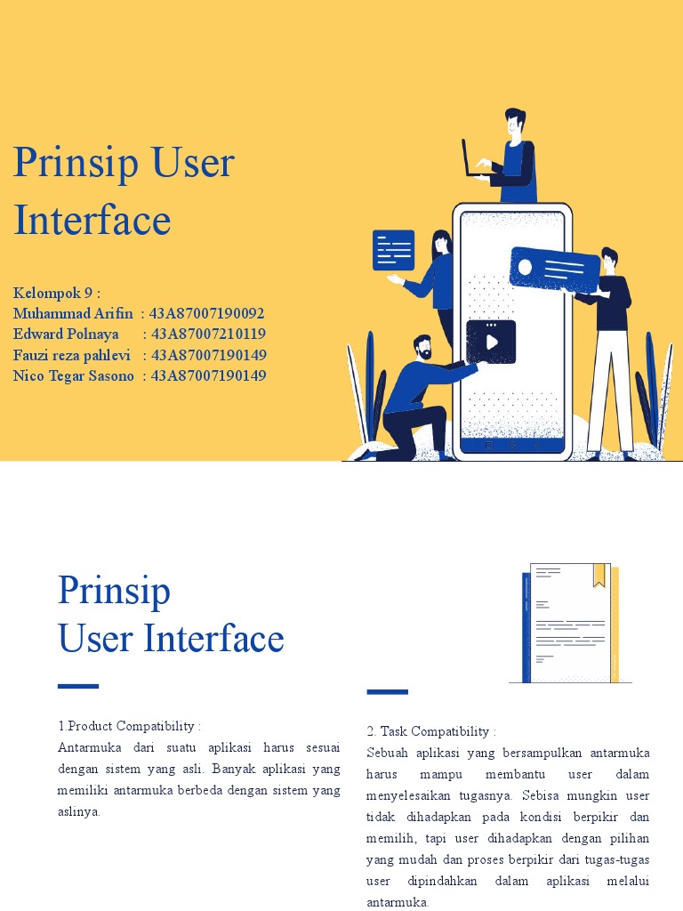 Prinsip User Interface | PDF