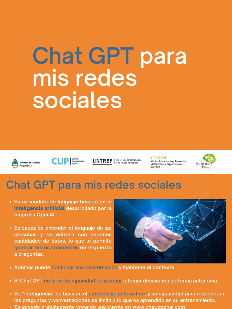 Chat GPT para Redes Sociales | PDF | Informática