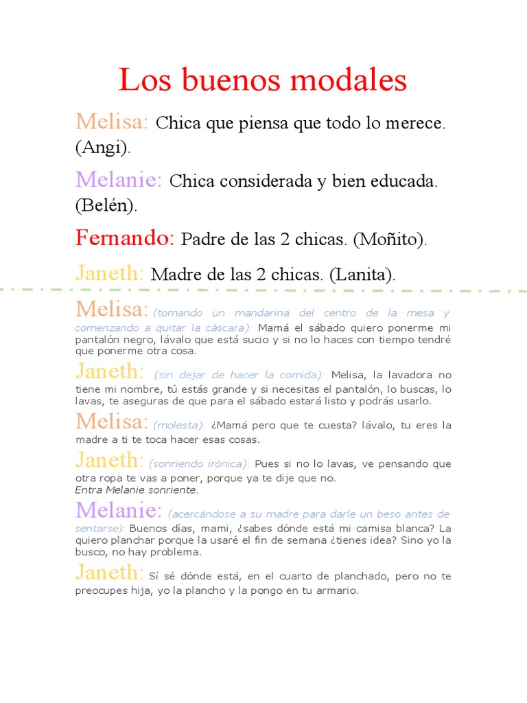 Obra de Teatro Lectura | PDF