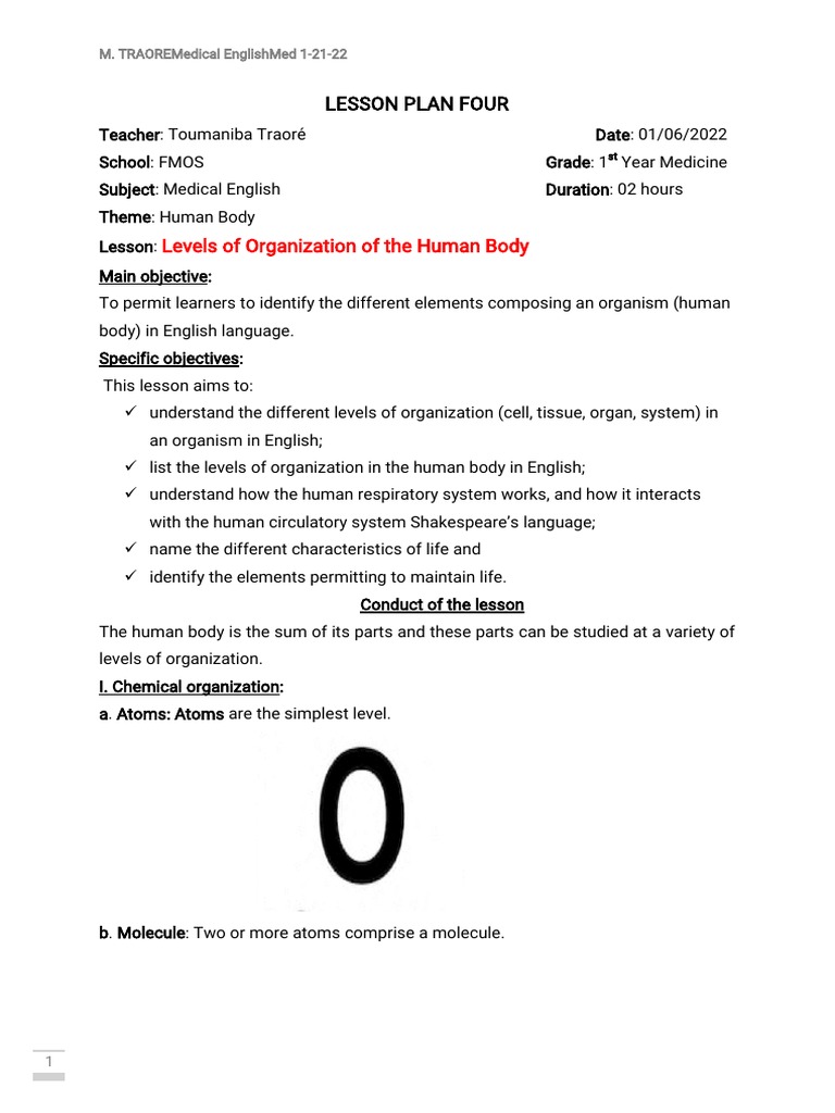 Lesson Plan Four | PDF